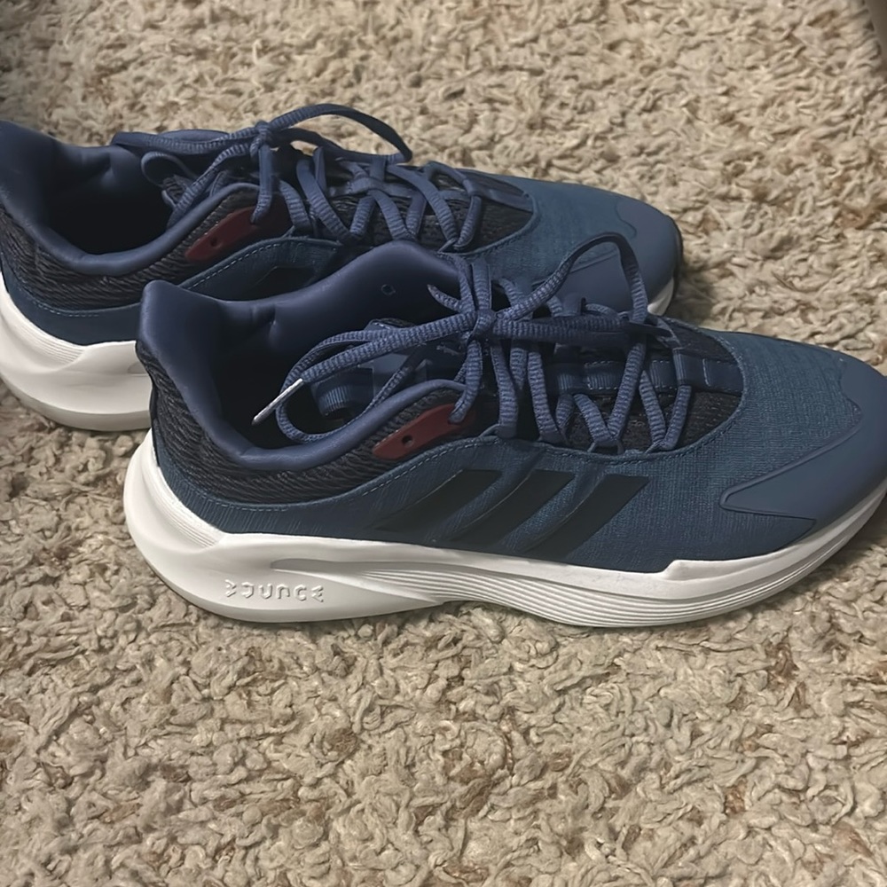 Adidas Mens Alphaedge Running Shoe - Pale Blue - Gem